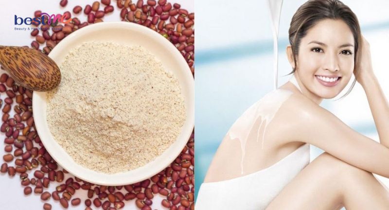 8 cách dùng bột đậu đỏ tắm trắng tại nhà hiệu quả thần tốc