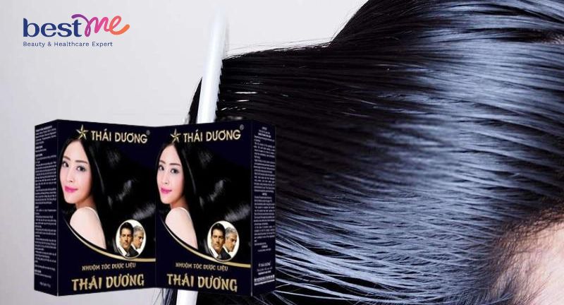 REVIEW Dầu gội đen tóc Thái Dương có tốt, bền màu không?