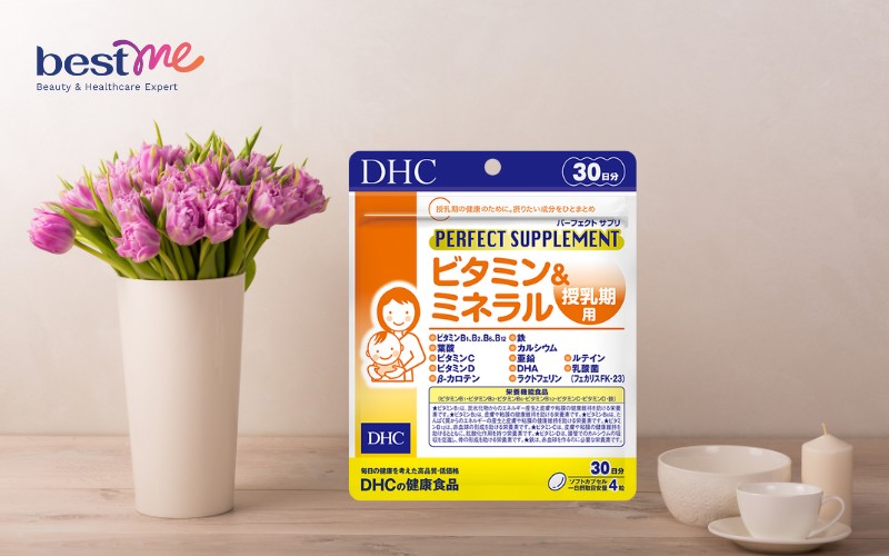 Review vitamin sau sinh cho mẹ bỉm DHC Vitamins & Mineral