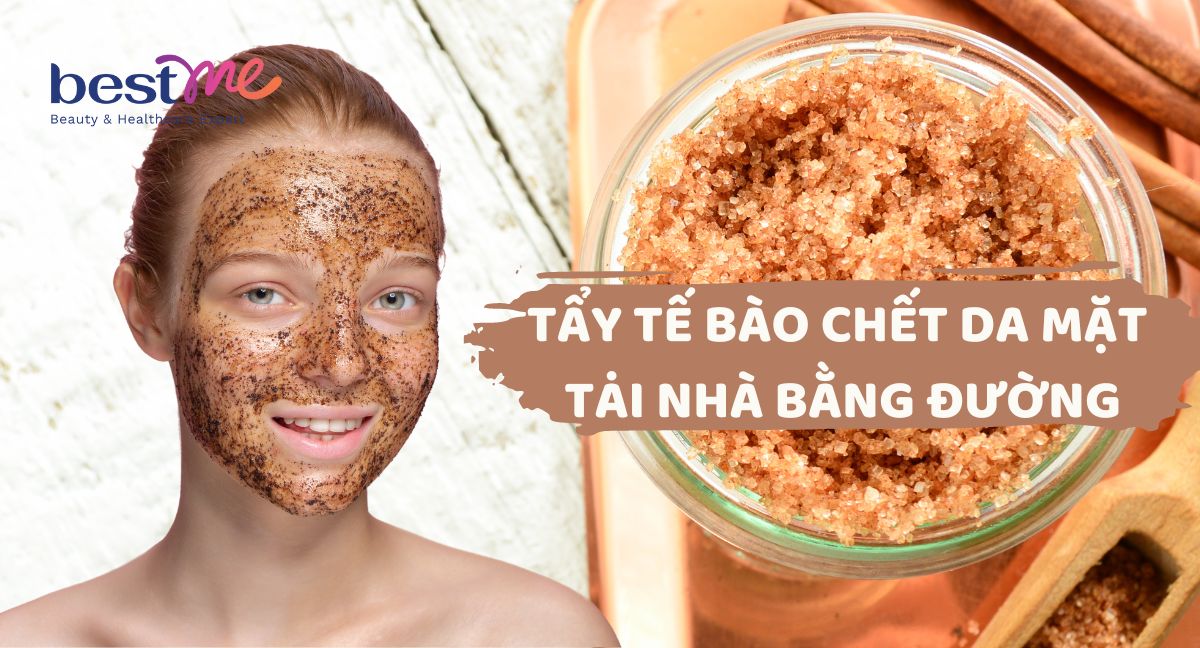 12 cách tẩy tế bào chết da mặt tại nhà bằng đường tốt nhất