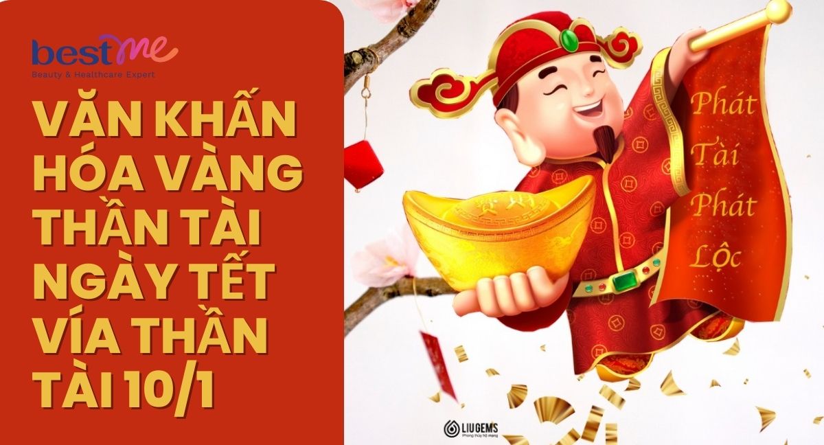 Văn khấn hóa vàng Thần Tài ngày Tết vía thần tài 10/1