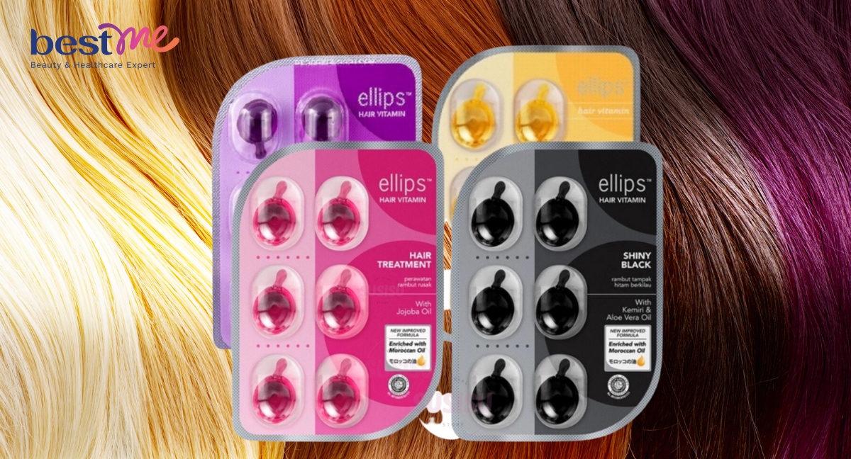 Viên dưỡng tóc Ellips công dụng từng màu