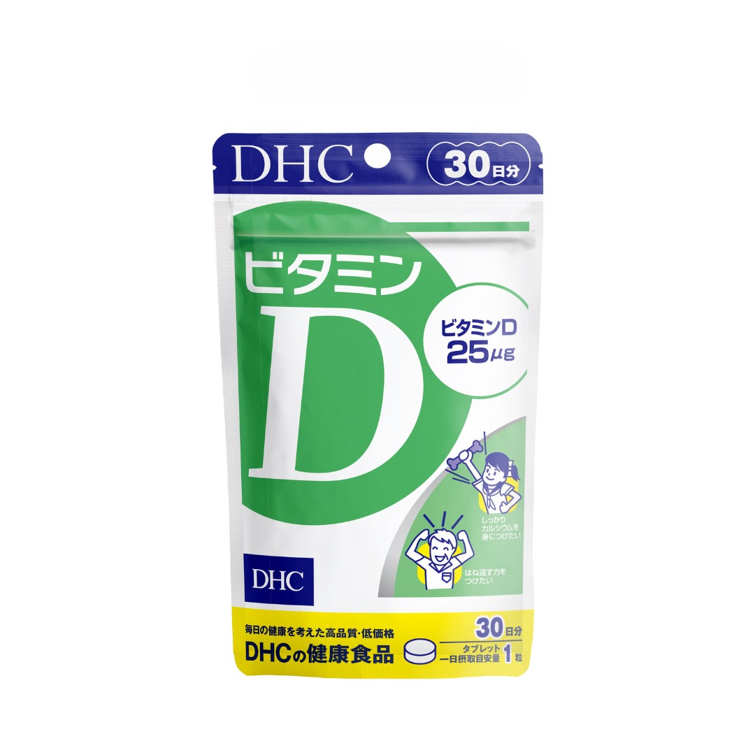 Viên uống DHC Vitamin D hỗ trợ bổ sung vitamin D3 giúp hấp thu canxi