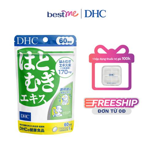 Viên uống trắng sáng da DHC Adlay Extract Nhật Bản (Mới nhất 2023)