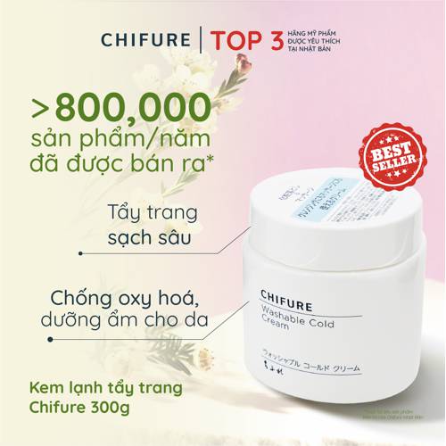 Kem tẩy trang Chifure Washable Cold Cream